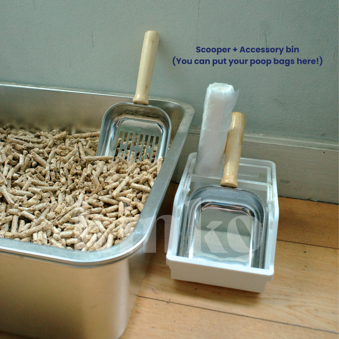Stainless Steel Scooper + Holder | KinKo