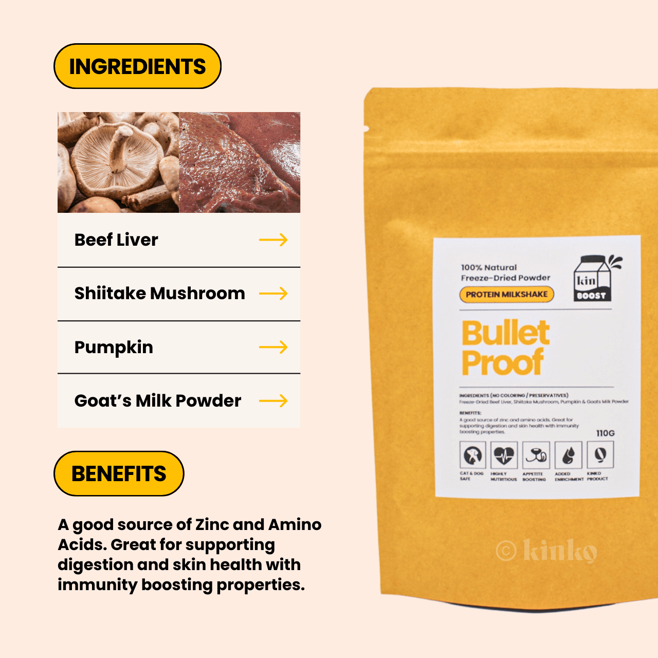 KinBoost Protein Milkshake | KinKo
