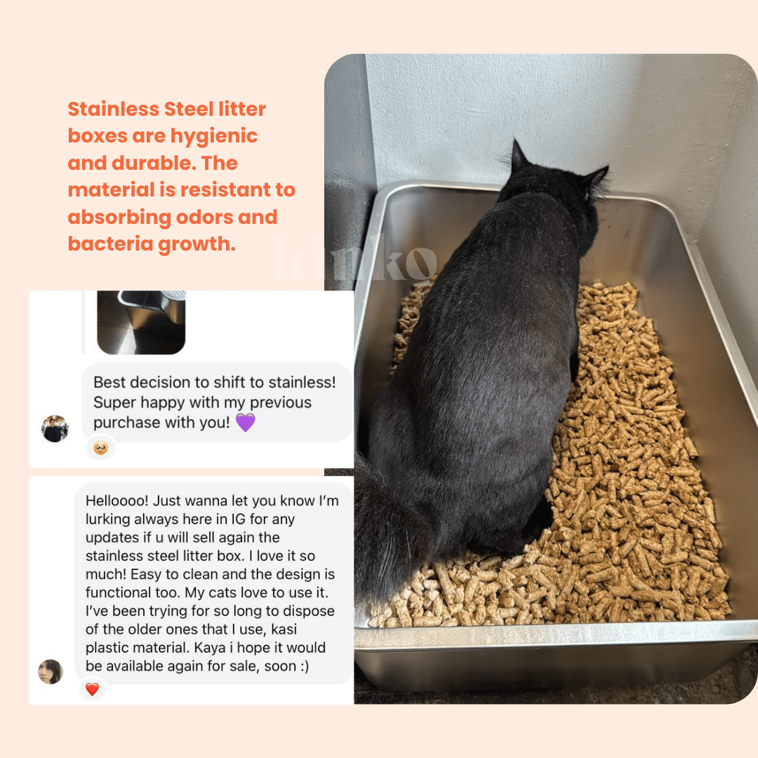 Stainless Steel Lift & Sift Litter Box (Jumbo) | KinKo