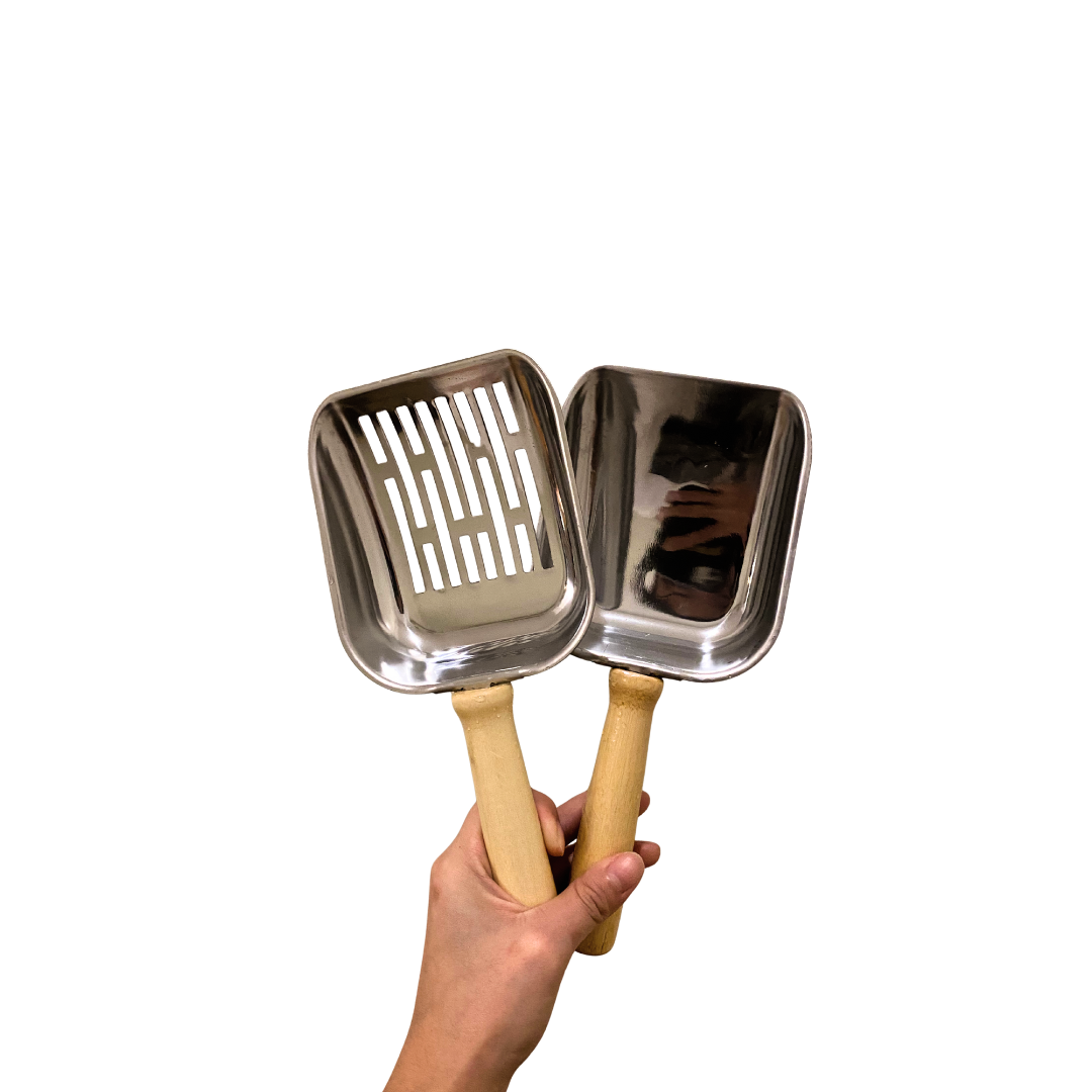 Stainless Steel Scooper + Holder | KinKo
